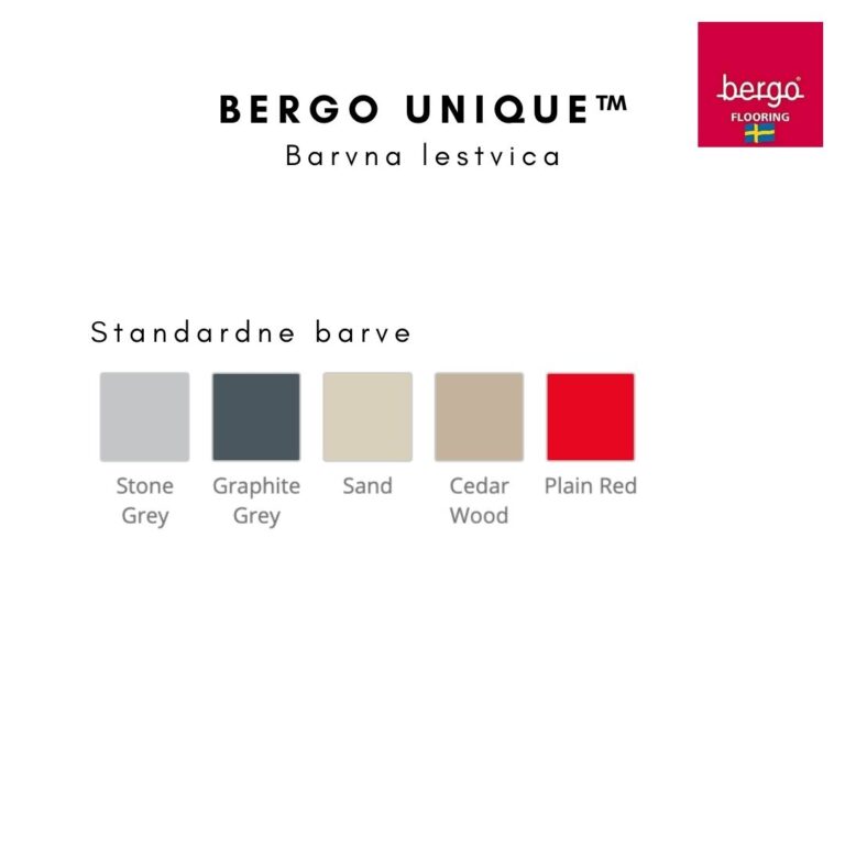 Bergo Unique plošče | trpežne, vzdržljive | enostavna namestitev